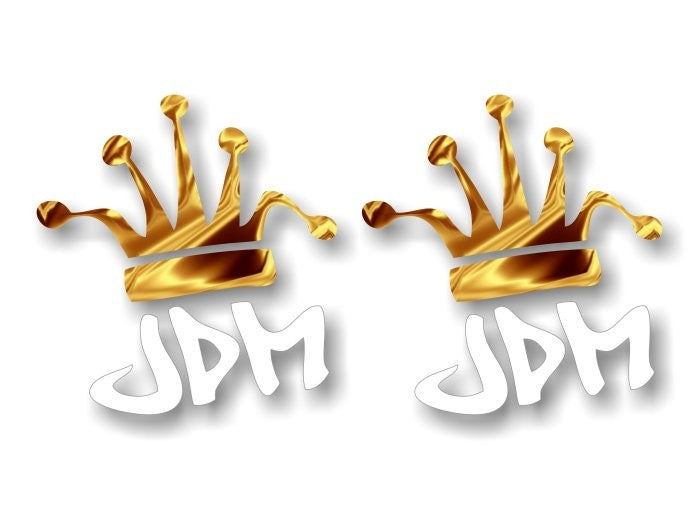 (2) JDM Joker Crown 5.5" Decals – Street Legal Decals